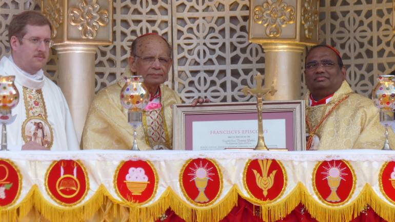 Thanksgiving Mass Held For Elevation Of Indian Cardinal Poola Anthony Rva