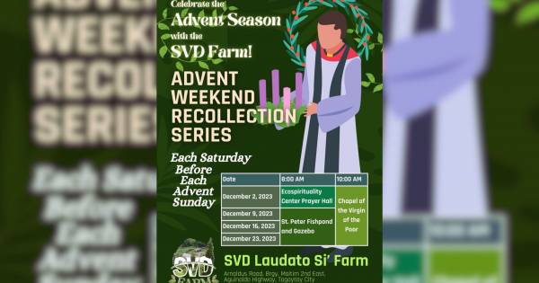 Philippines: SVD Farm Holds Advent Weekend Recollection Series | RVA