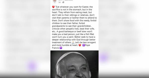 Filipino priest refutes viral post portraying the Pope to have extolled ...